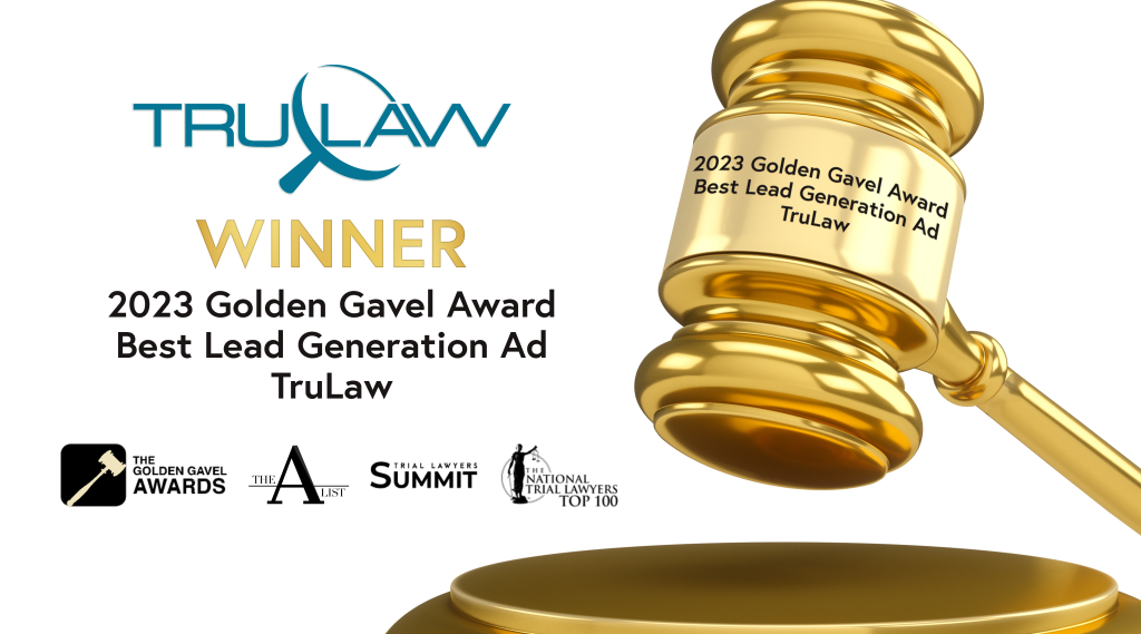TruLaw Wins Golden Gavel Award for Best Lead Generation Ad